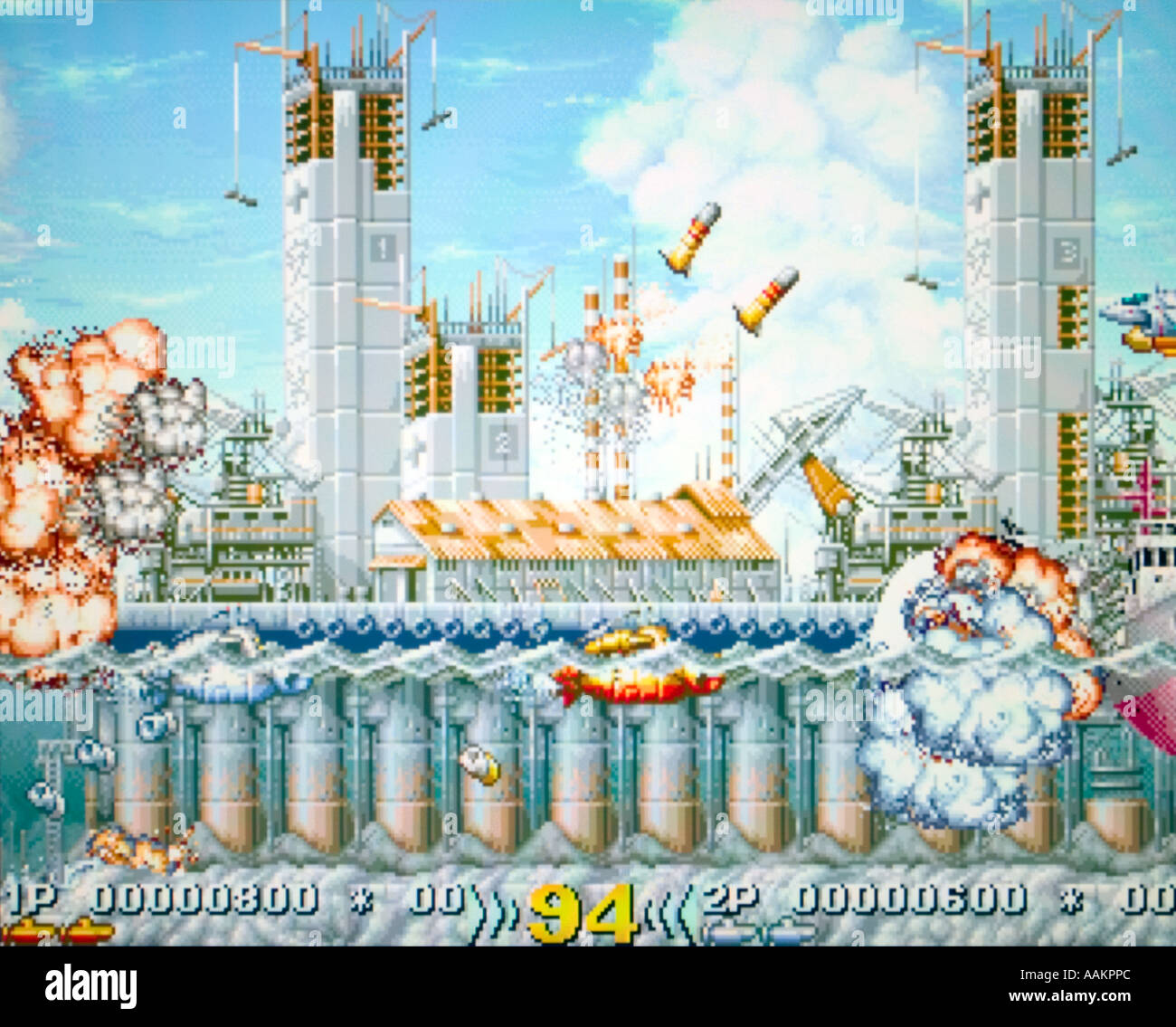 In The Hunt Irem Corp 1993 vintage arcade videogame screenshot ...