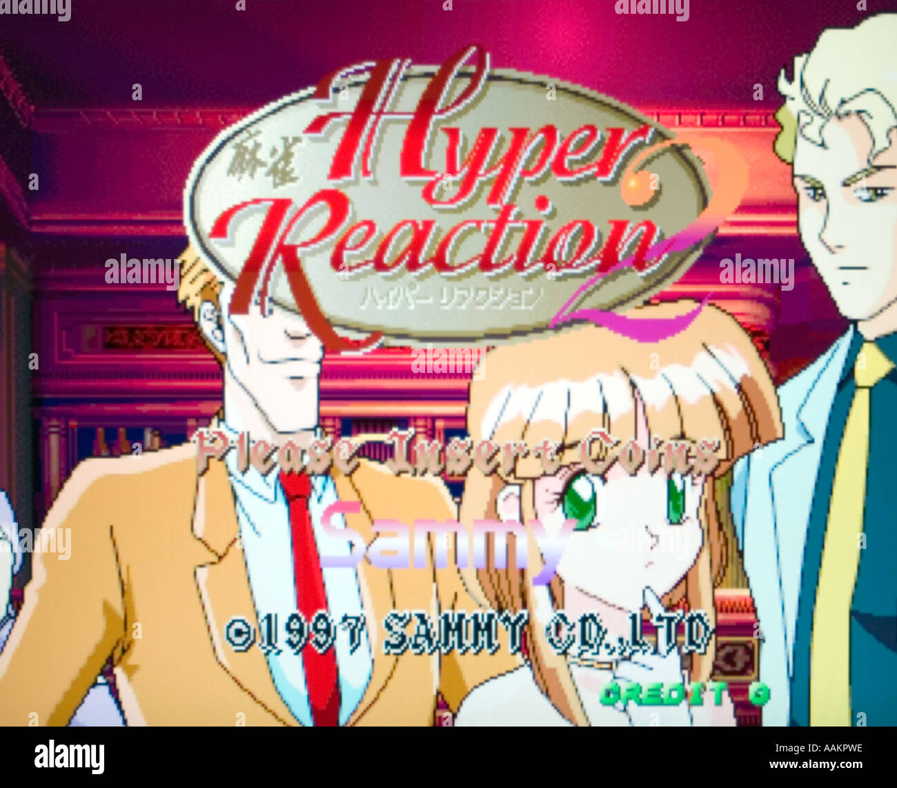 Mahjong Hyper Reaction 2 Sammy Co Ltd 1997 vintage arcade videogame ...