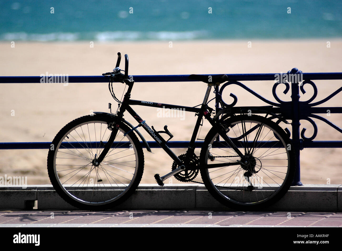 Bike at Beach Stock Photo - Alamy