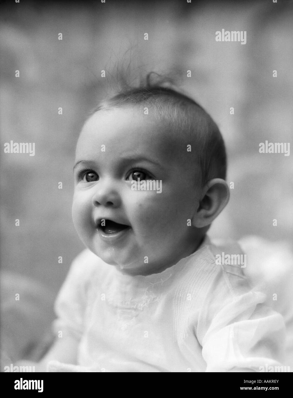 Profile portrait happy Black and White Stock Photos & Images - Alamy
