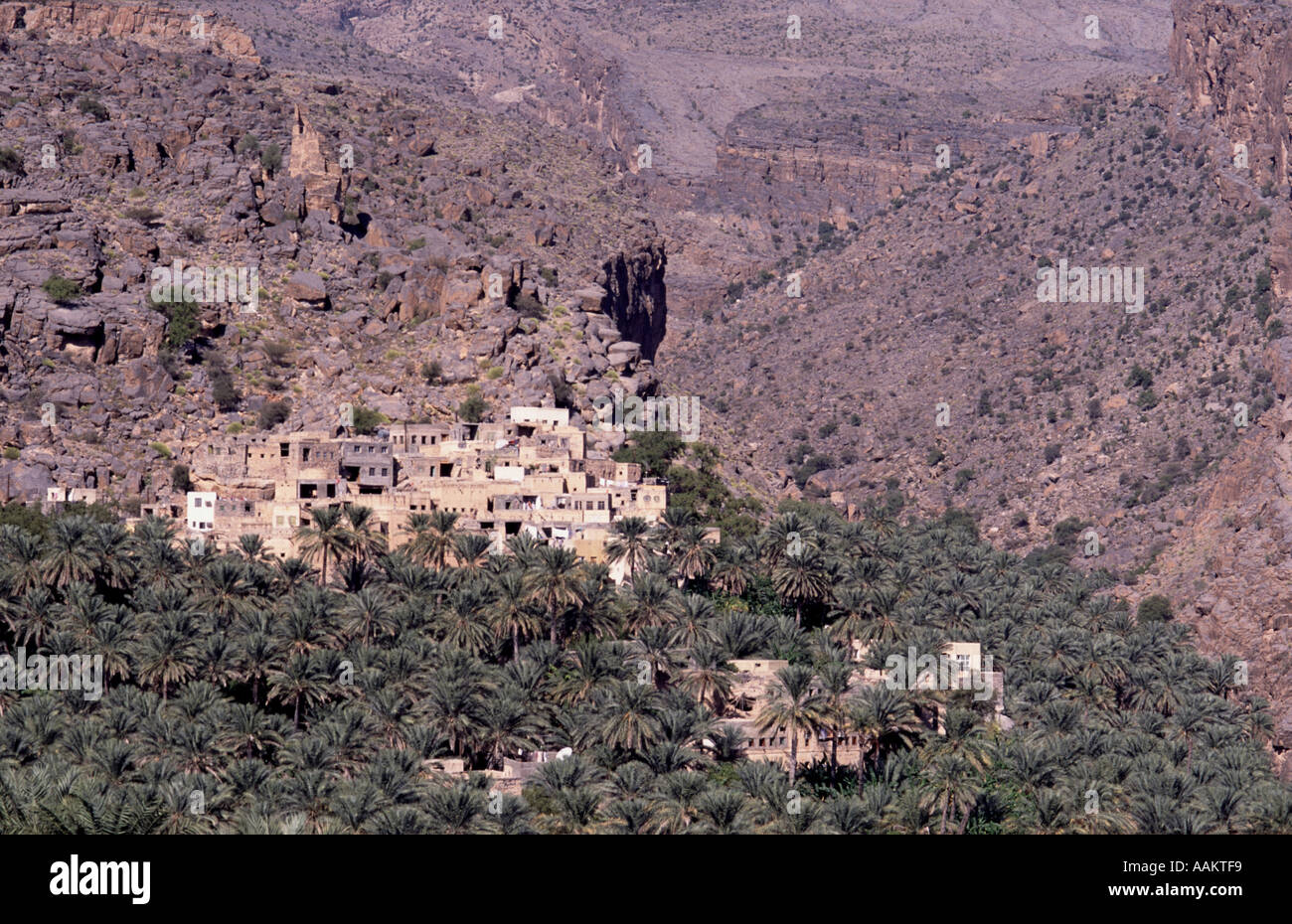 Oman old traditional village Stock Photo - Alamy