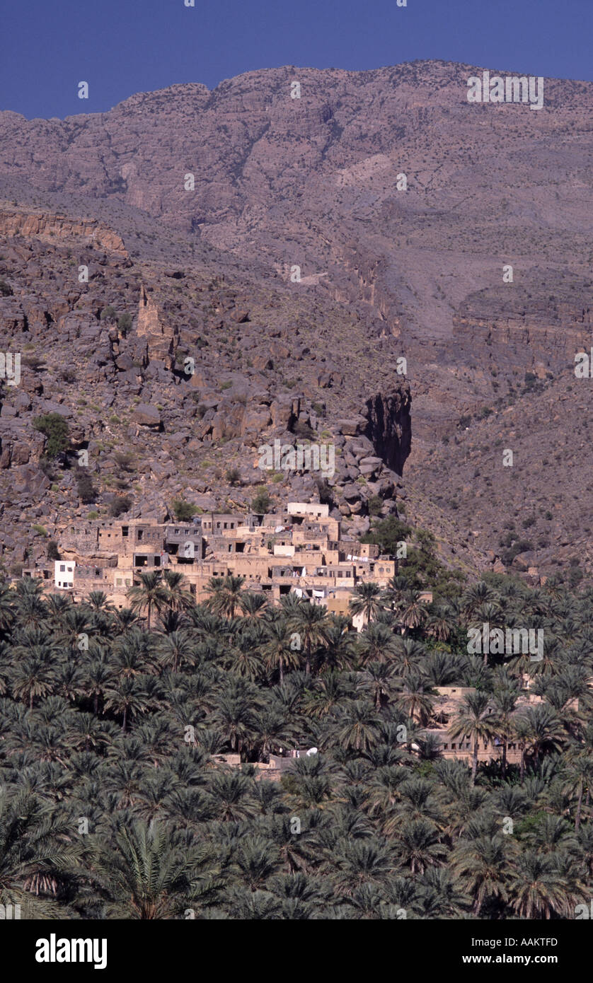 Oman old traditional village Stock Photo - Alamy