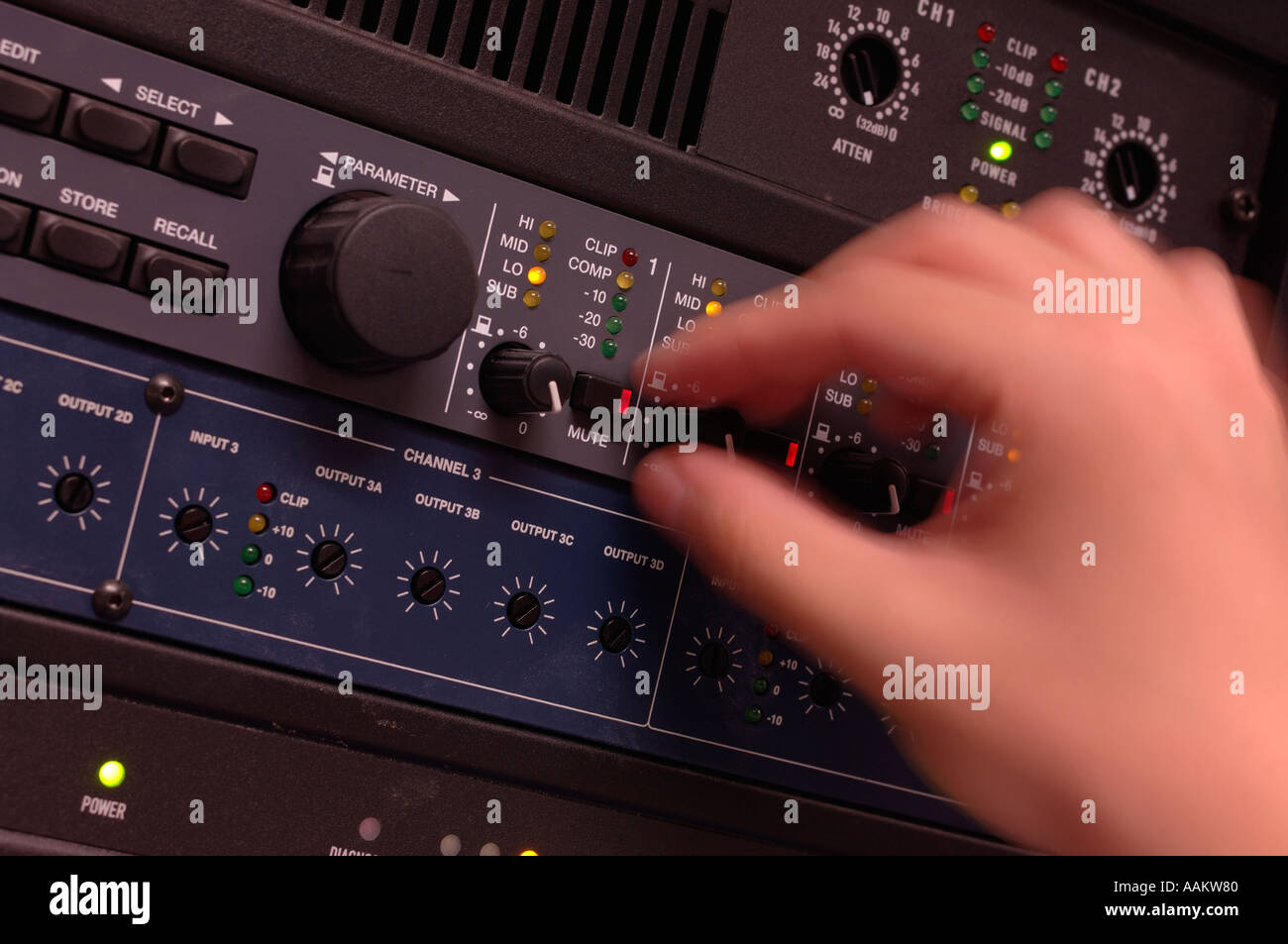 Sound and image equipment Stock Photo - Alamy