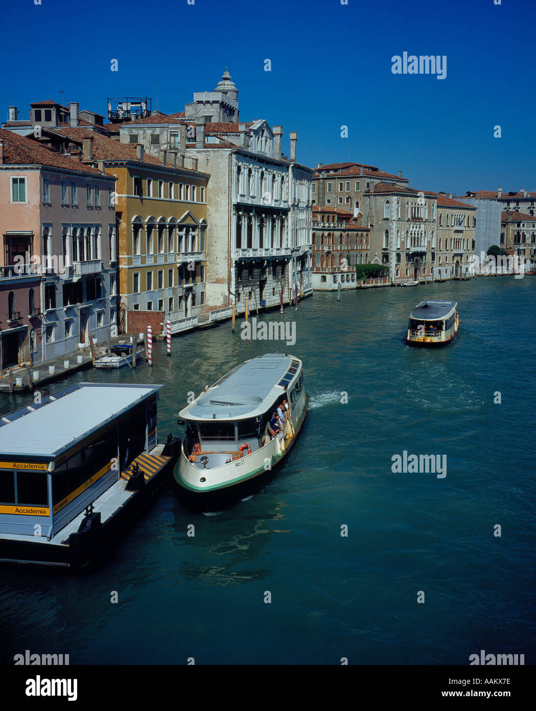 boat stop Accademia Canal Grande Venice, UNESCO World Heritage Site ...
