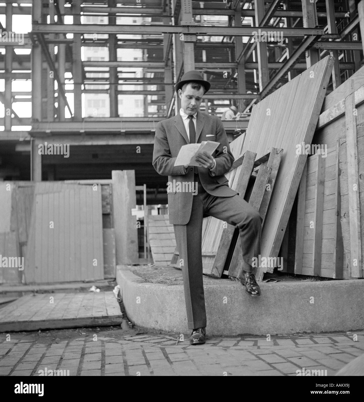 Old hat making Black and White Stock Photos & Images - Alamy