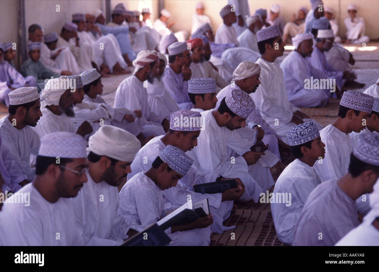 Praying inside mosque oman hi-res stock photography and images - Alamy