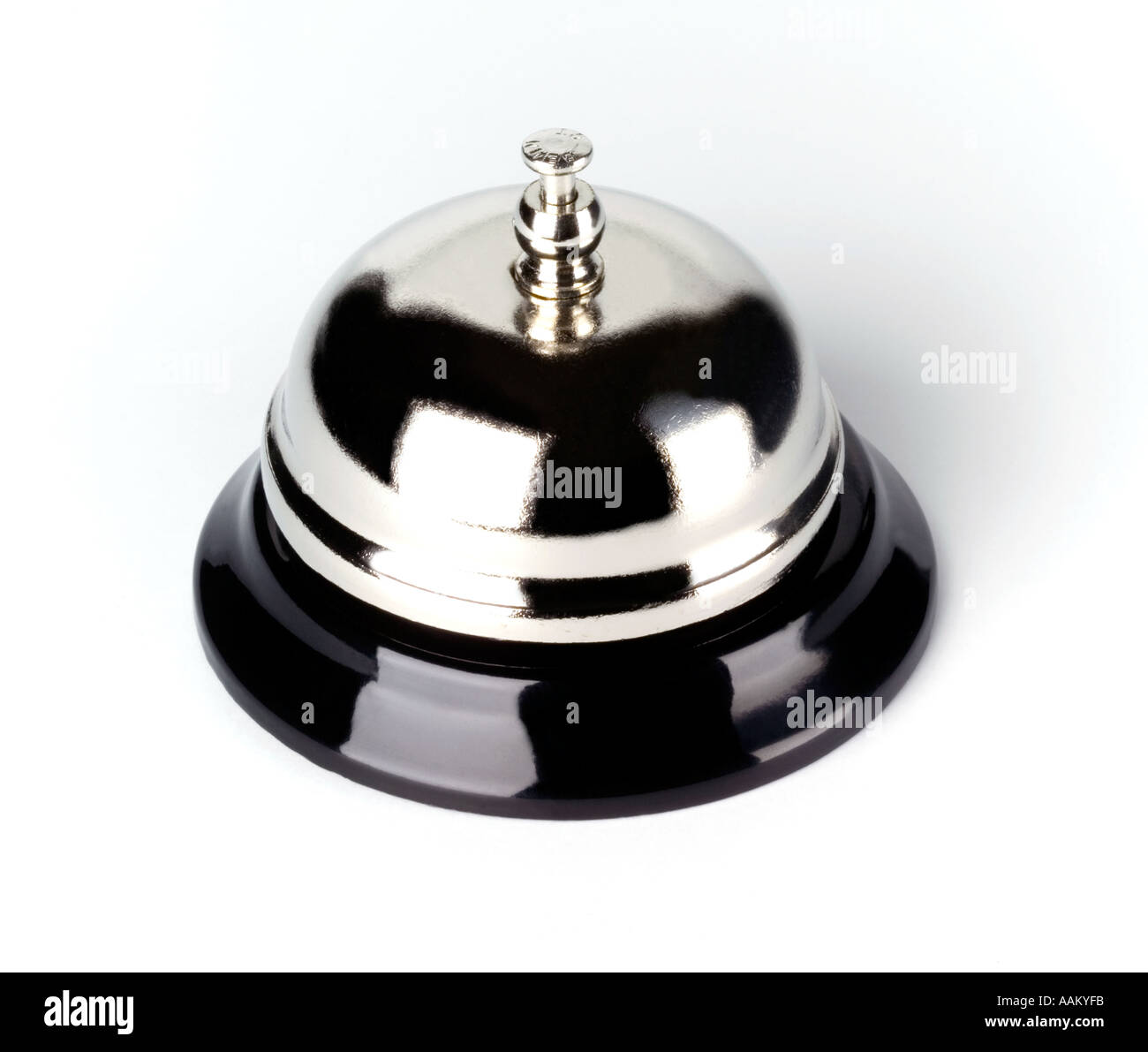 Desk bell icon line Cut Out Stock Images & Pictures - Alamy