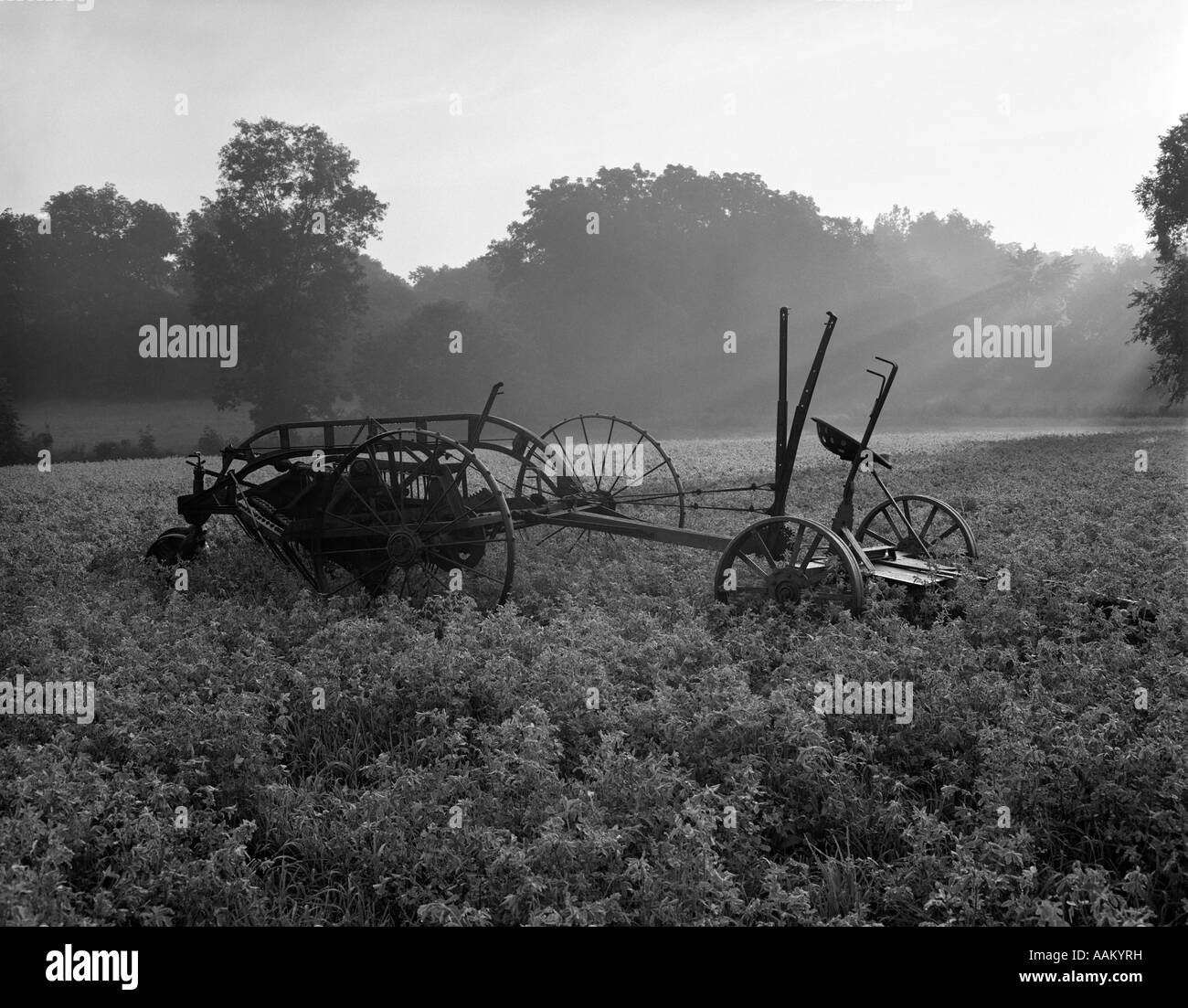 Vintage baler Black and White Stock Photos & Images - Alamy
