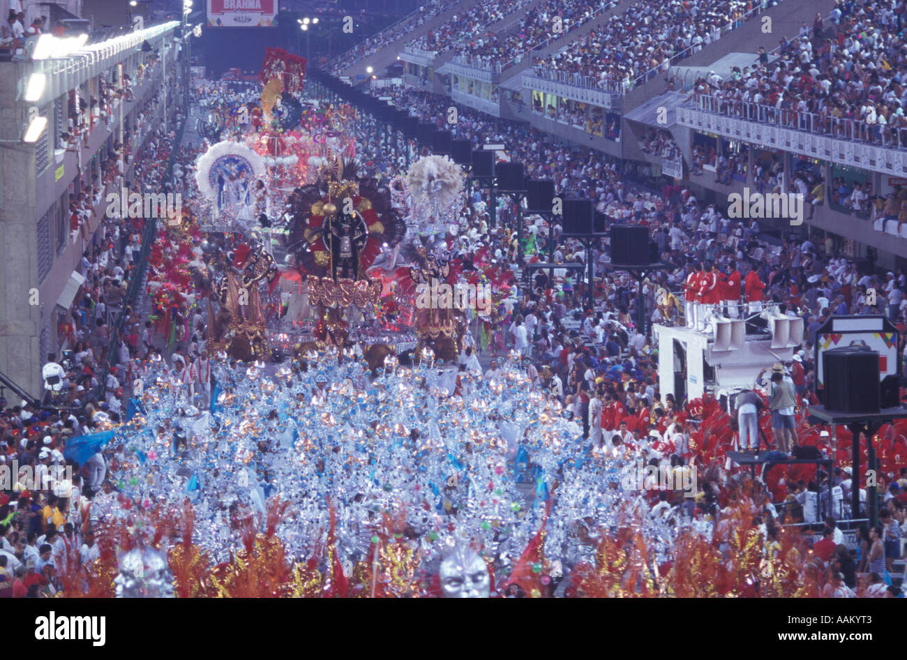 Culture. Samba Schools Parade, Carnival, Rio de Janeiro, Brazil Stock ...