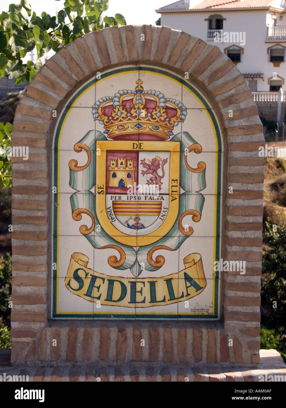 Towns sign spain hi-res stock photography and images - Alamy