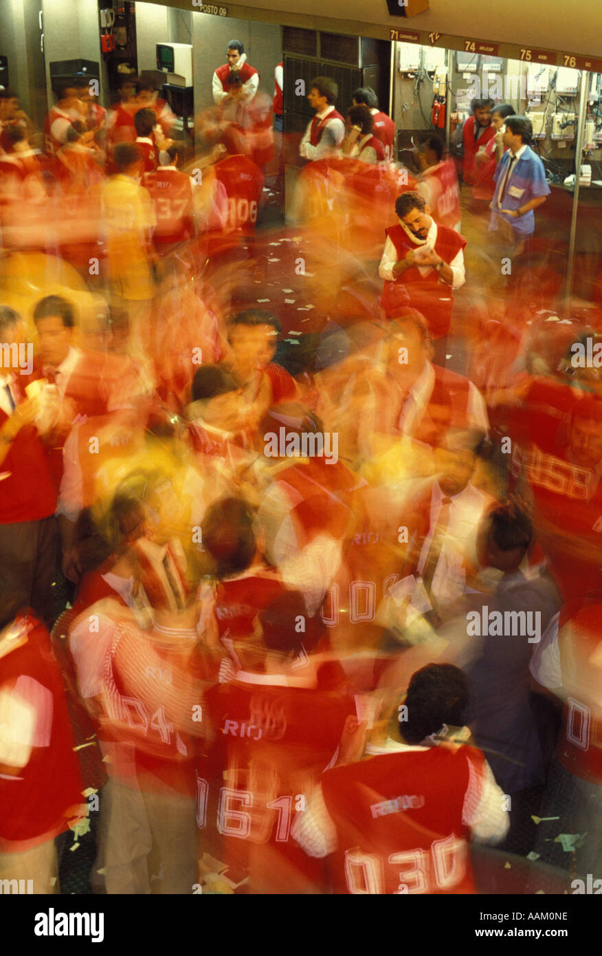 Stock market operators Stock Photo - Alamy