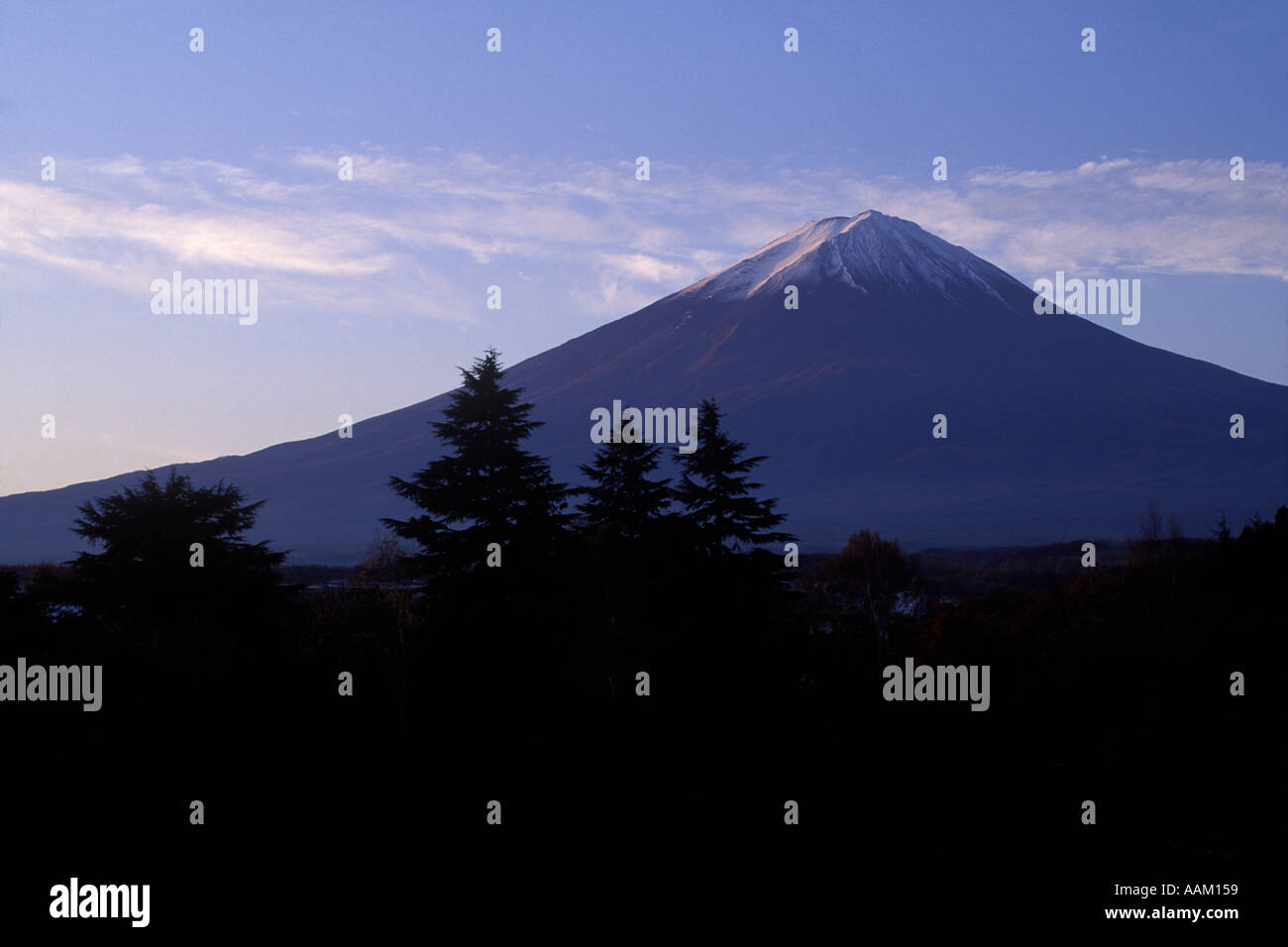 Sunrise on MOUNT FUJI which is considered sacred by the JAPANESE FUJI ...