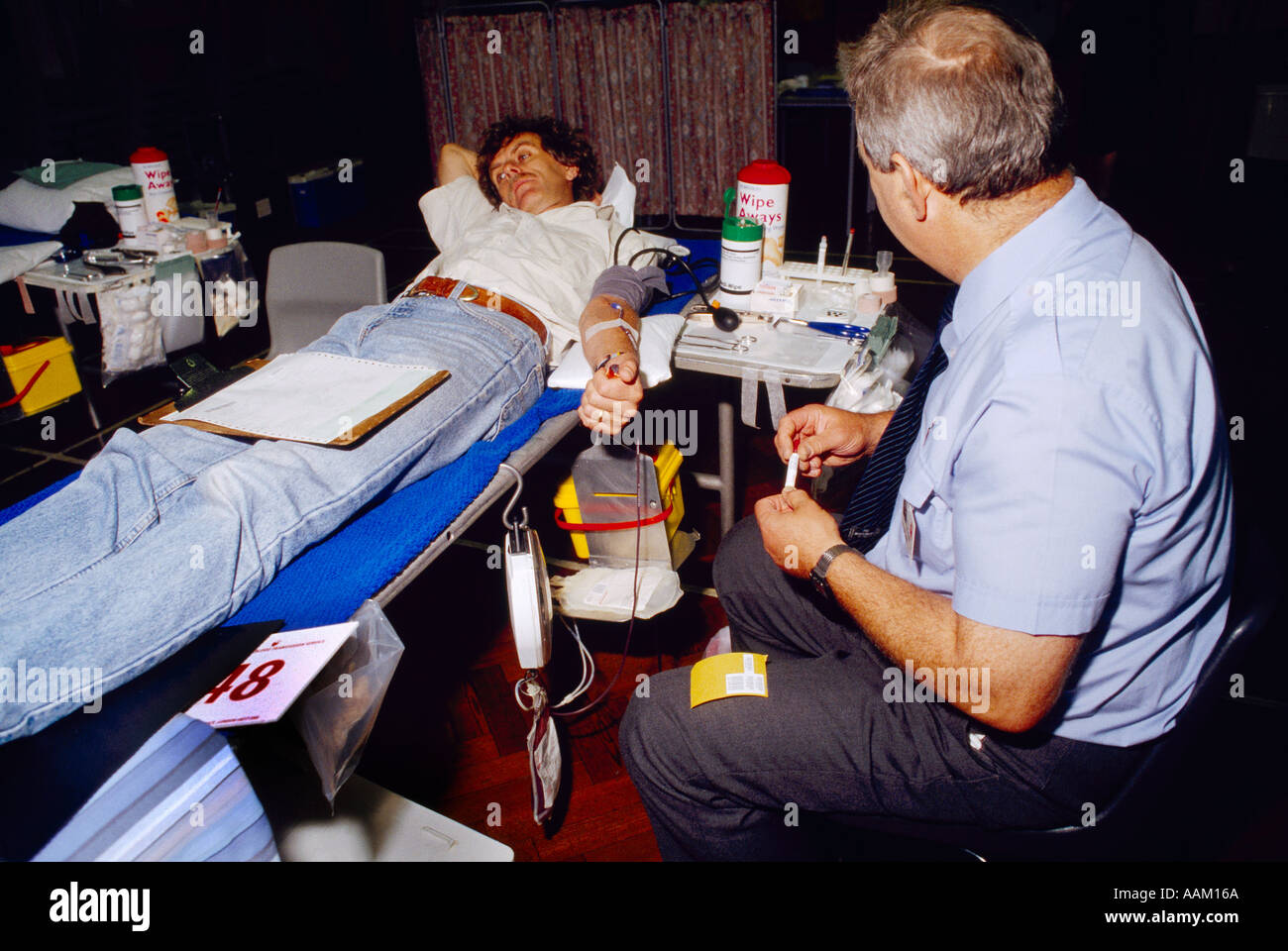 Male blood donor hi-res stock photography and images - Alamy