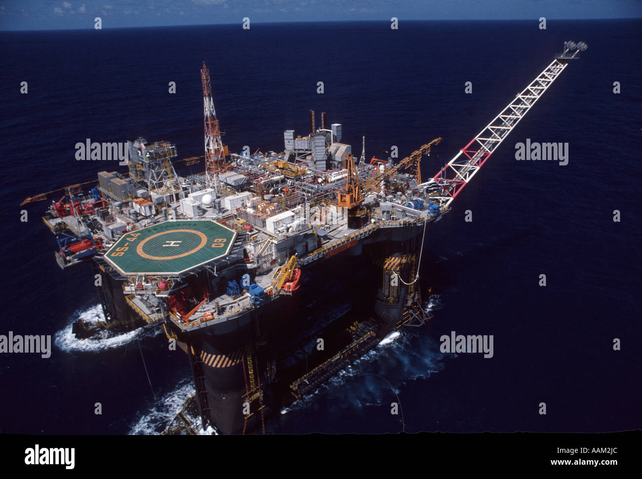 Brazil. Petroleum platform Stock Photo - Alamy
