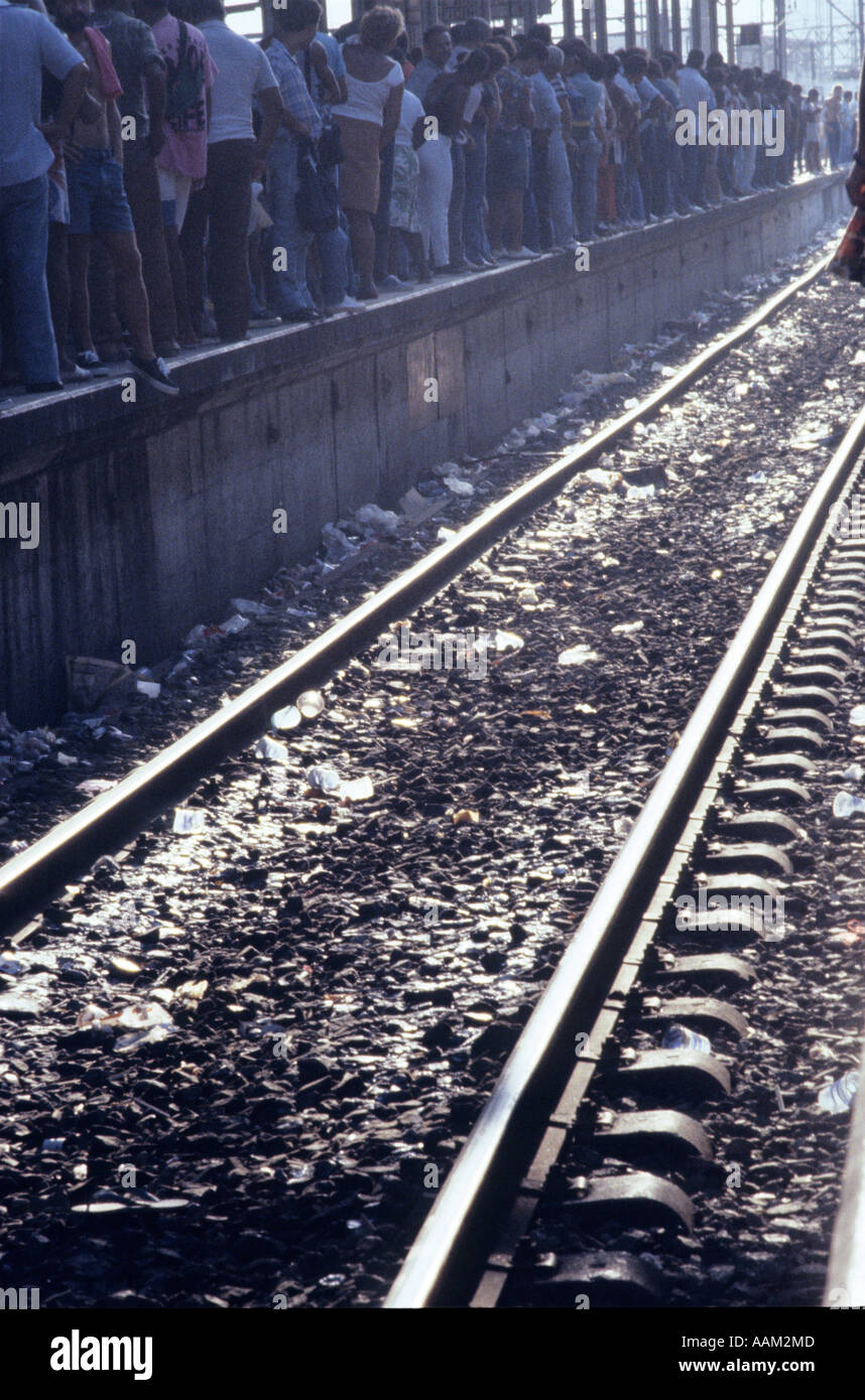Rio de Jnaeiro, Brazil Urban transportation. Train Stock Photo - Alamy