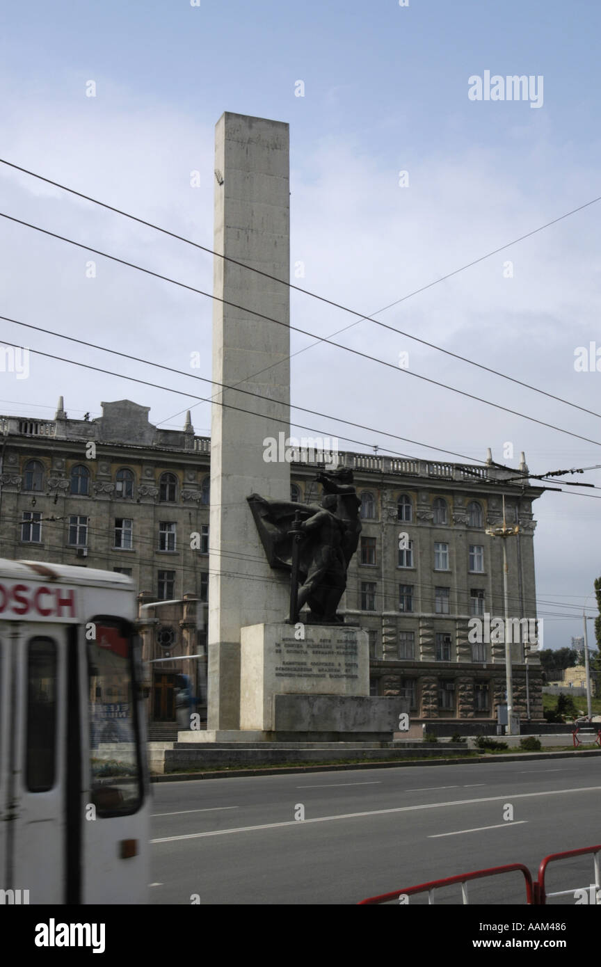Chisinau Independence Square Stock Photo - Alamy