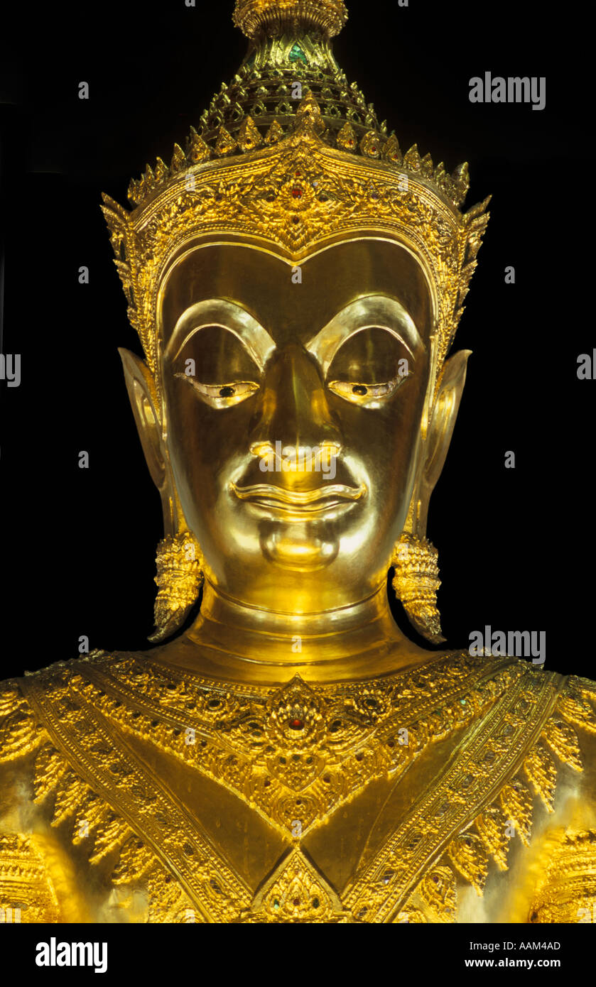 Green stone DAVARAVATI BUDDHA a masterpiece of MON BUDDHIST ART at WAT ...