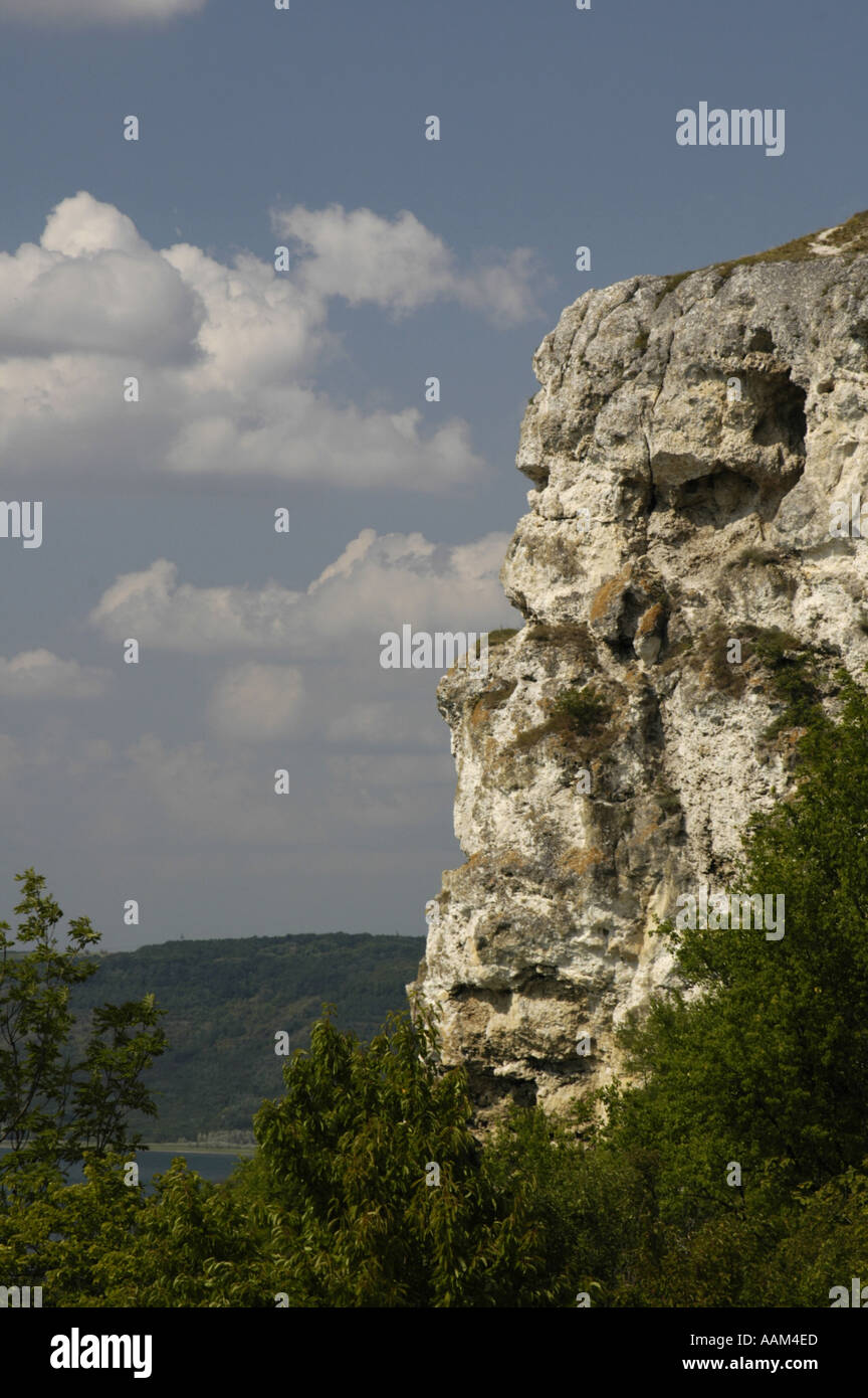 Bakota rock with face structure hi-res stock photography and images - Alamy