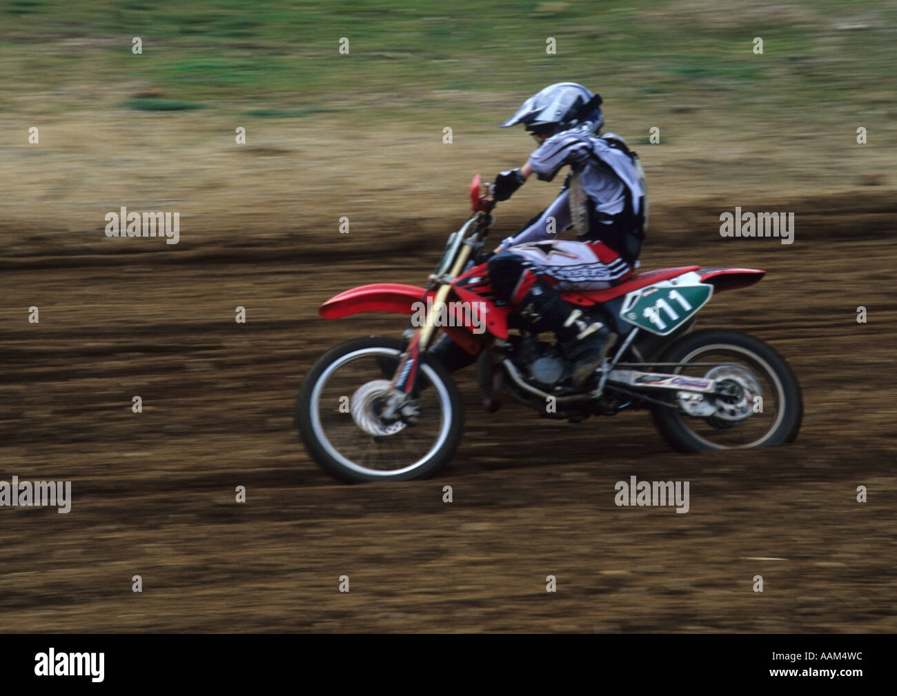 Rider on scramble dirt bike hi-res stock photography and images - Alamy