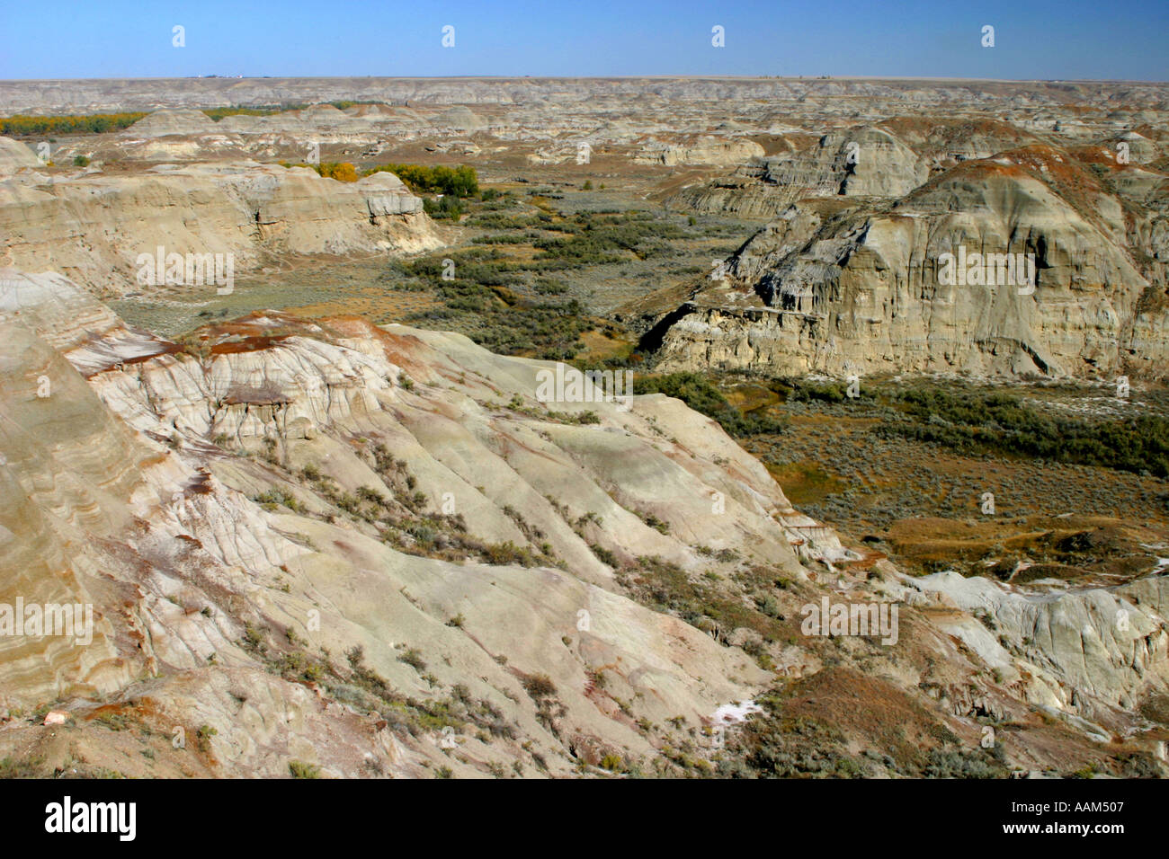 Badlands of Alberta Canada North AmericaDinosaur Provincial Park Stock ...