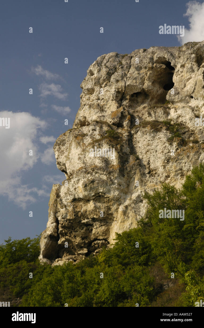 Bakota rock with face structure hi-res stock photography and images - Alamy