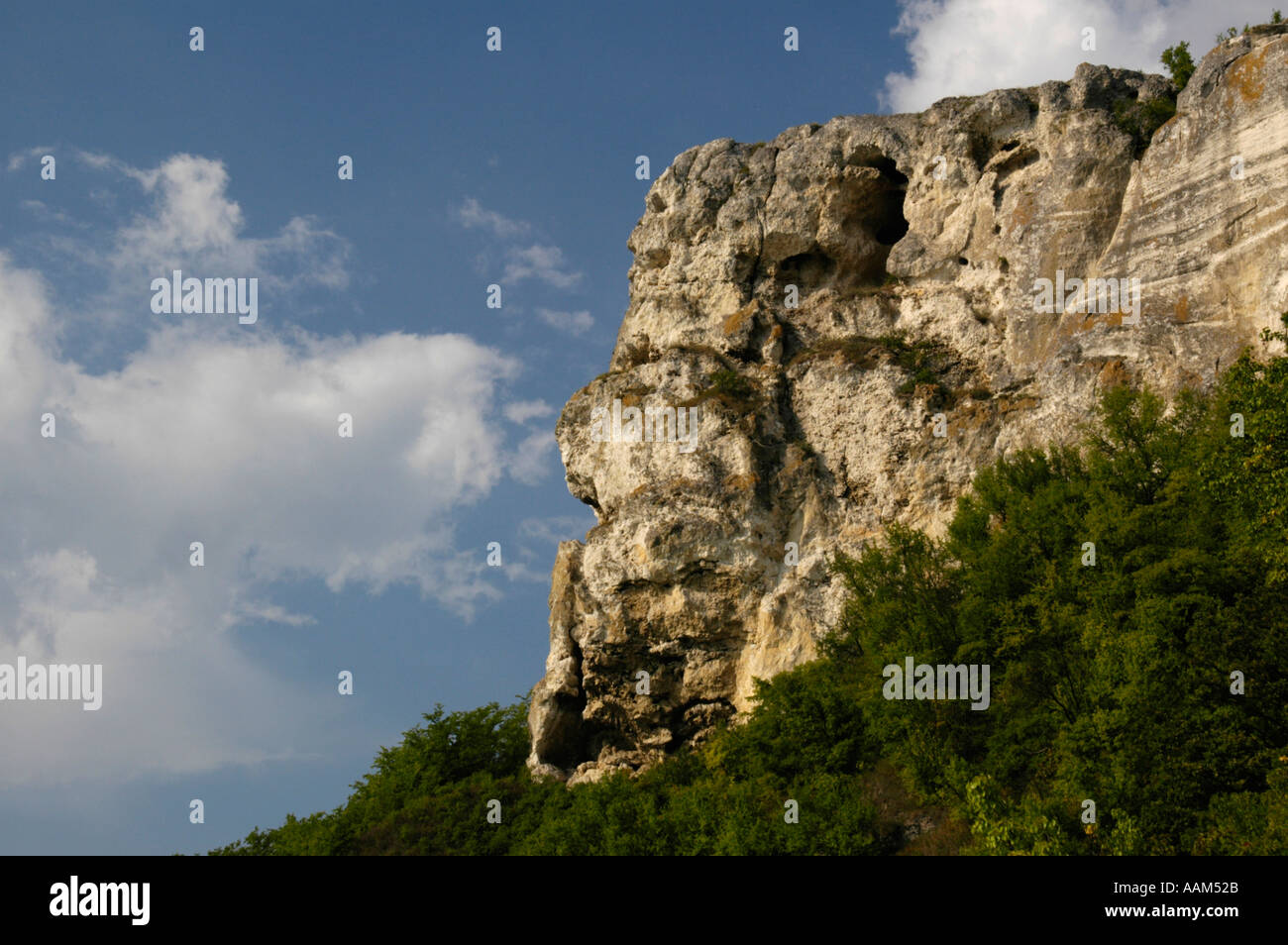 Bakota rock with face structure hi-res stock photography and images - Alamy
