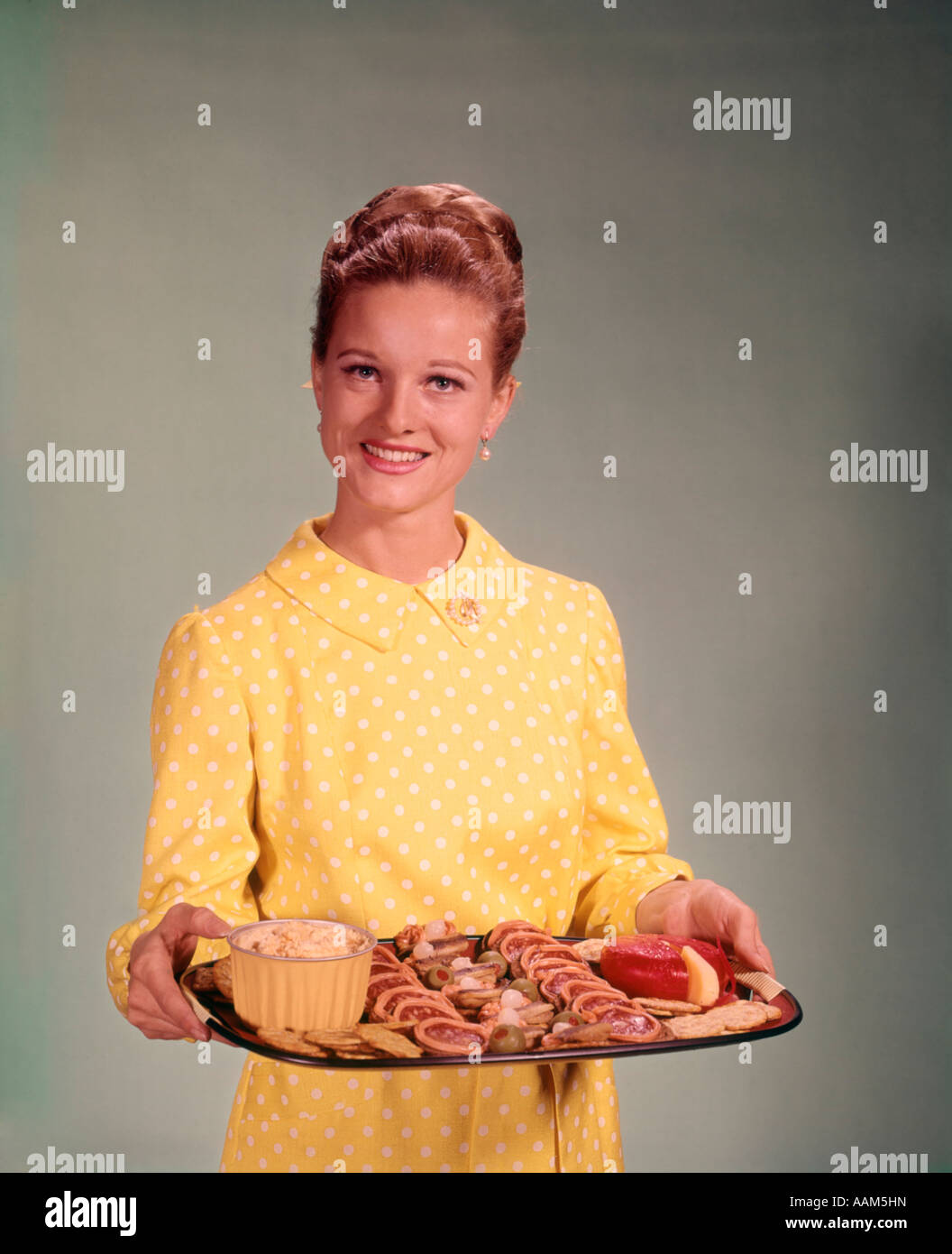 1960s party food hi-res stock photography and images - Alamy