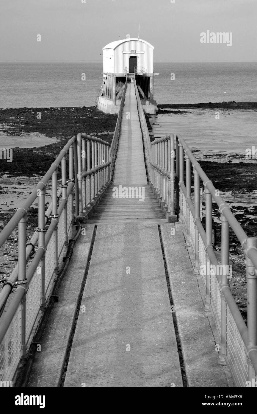 Black and White Landscape, Bembridge Lifeboat Station, Bembridge, Isle ...