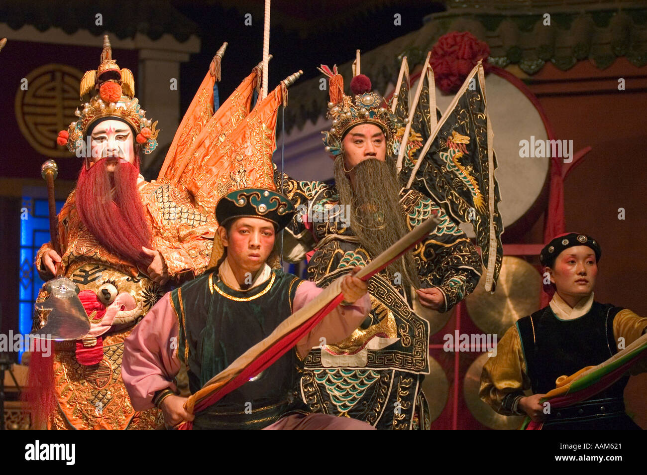 Chinese Opera stars preform Chengdu China in Sichuan Province Stock ...