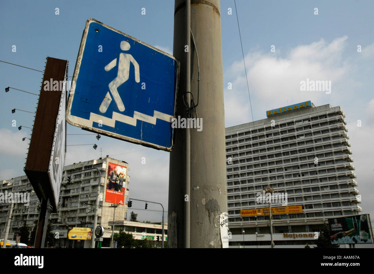 Moldova chisinau road signs hi-res stock photography and images - Alamy