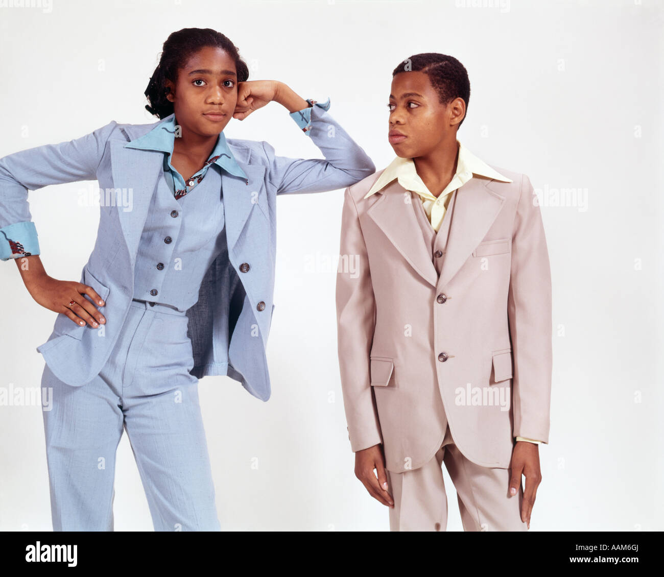 1970s TWO TEENS BOY GIRL Stock Photo - Alamy
