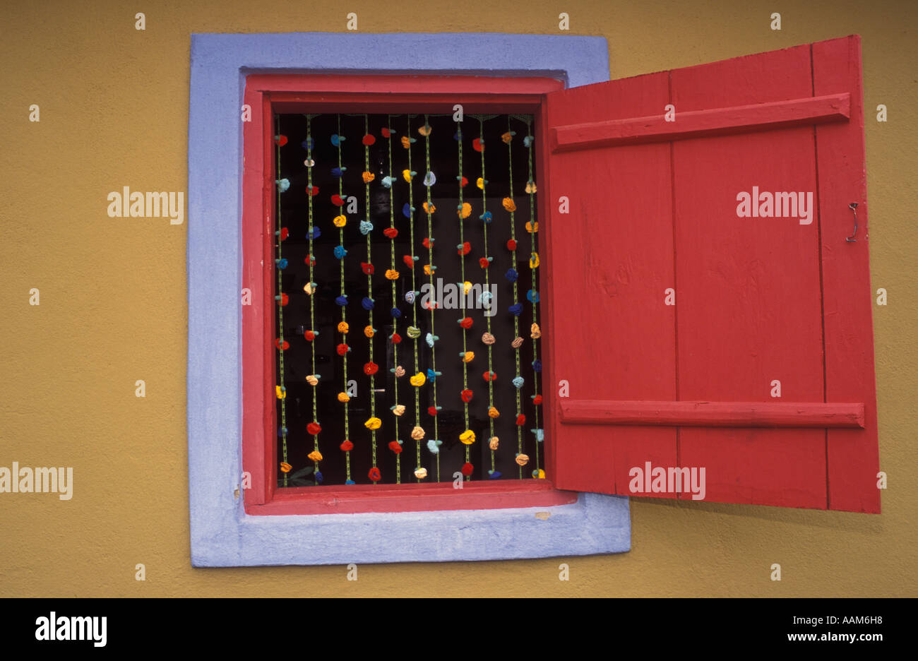 Red window of a brazilian rural house, Minas Gerais, Brazil Stock Photo ...