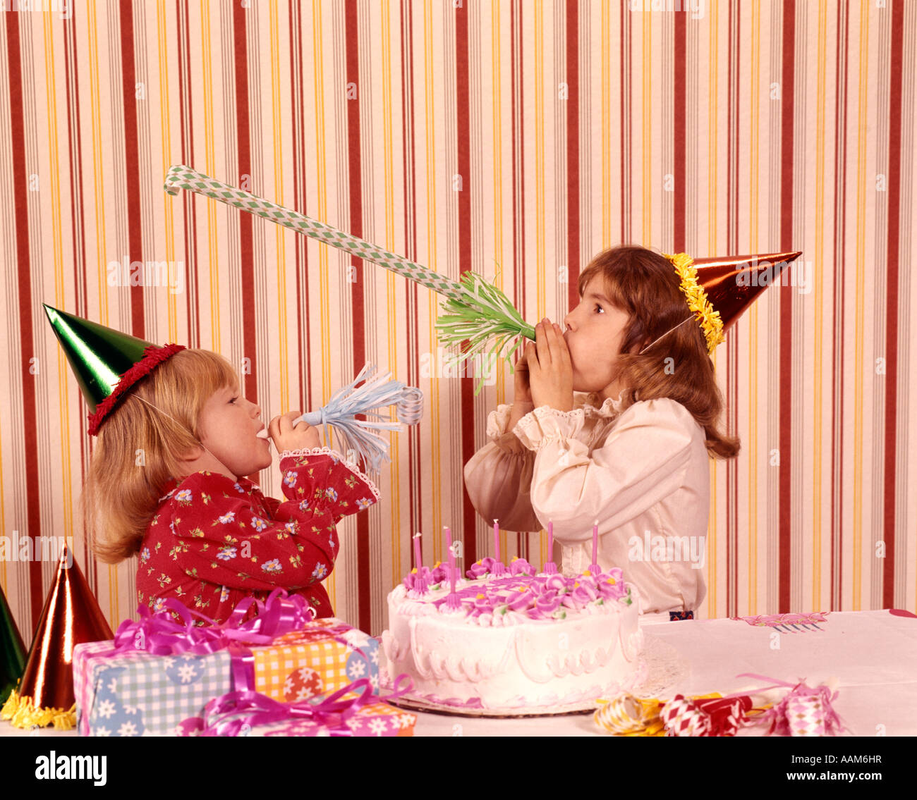 1970s kids birthday party hi-res stock photography and images - Alamy