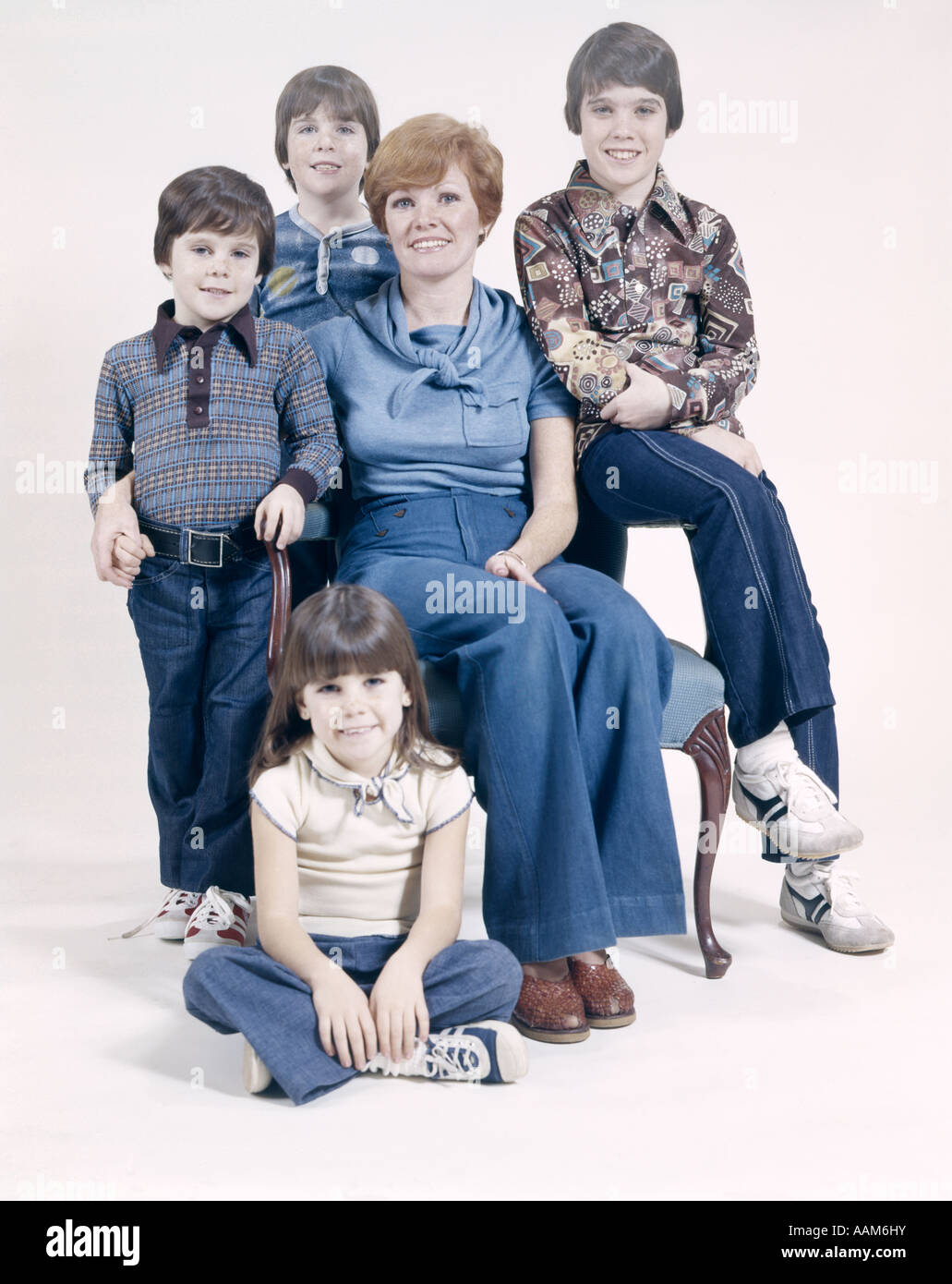 1970s family portrait hi-res stock photography and images - Alamy