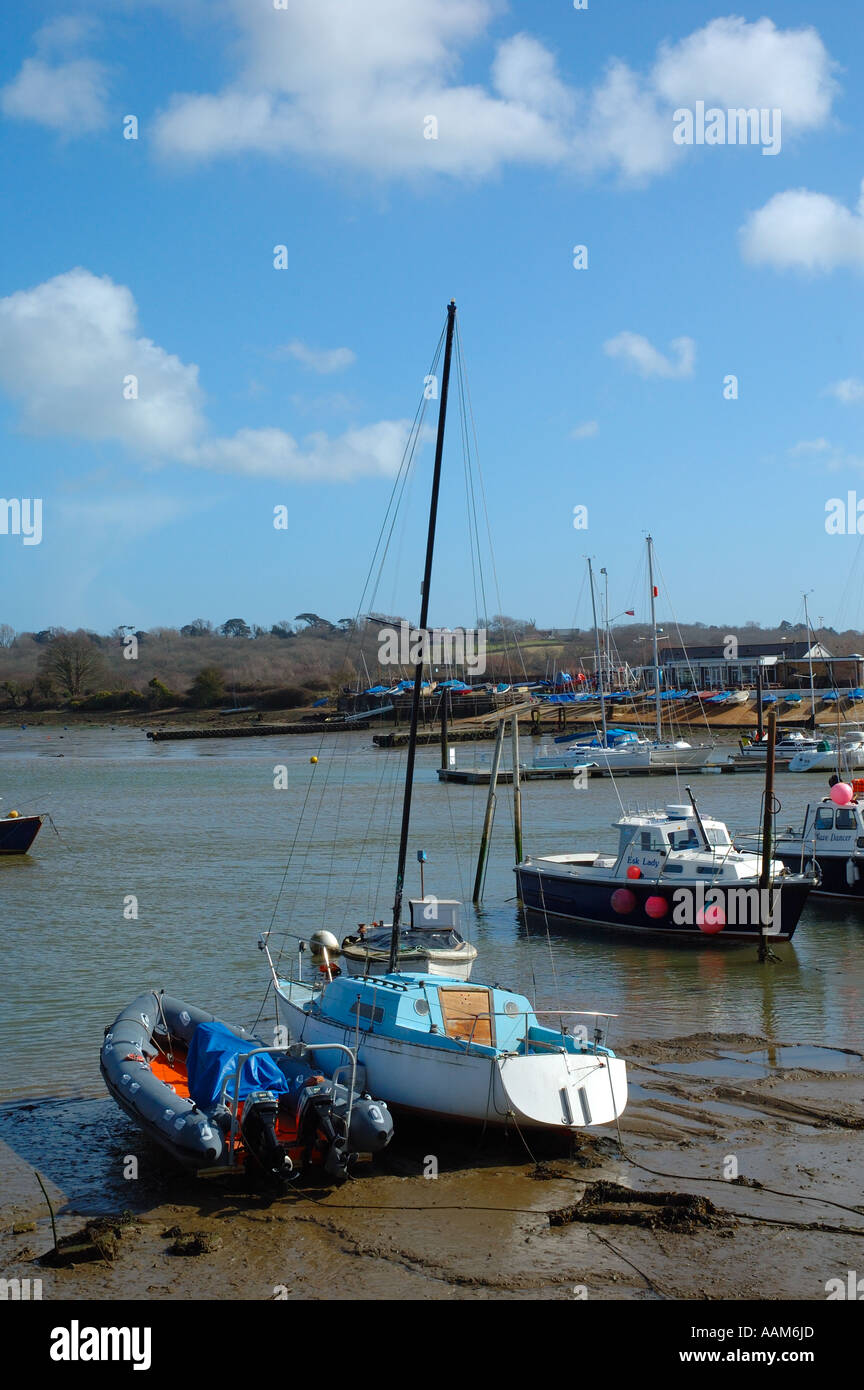 Bembridge Harbour, Bembridge, Isle of Wight, England, UK Stock Photo ...
