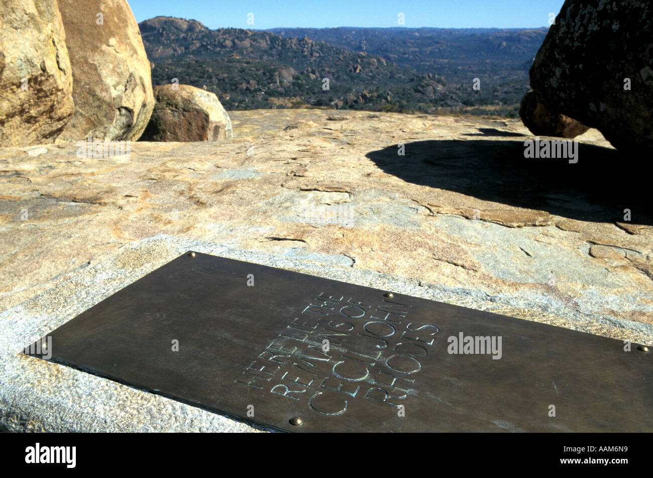 Tomb of Cecil John Rhodes - Cecil John Rhodes Rhodesia ‘View of the ...