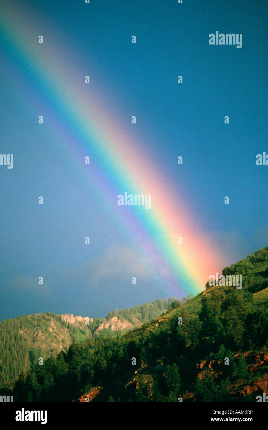 RAINBOW TELLURIDE COLORADO Stock Photo - Alamy