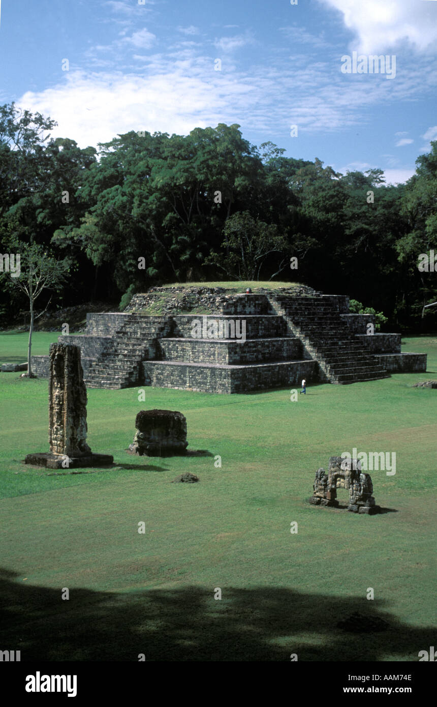PYRAMID in the CEREMONIAL COURT or GREAT PLAZA an example of MAYAN ...