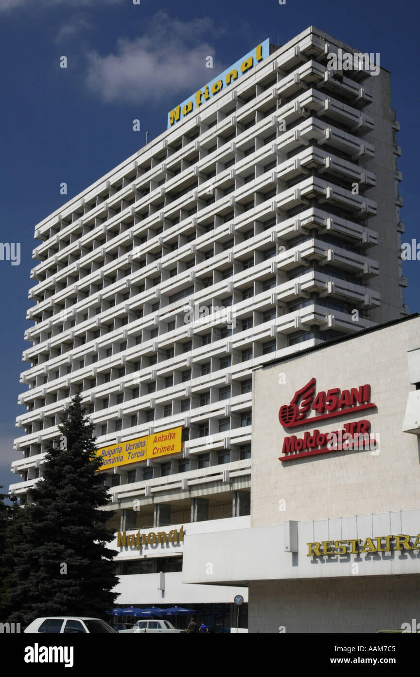 Chisinau, Hotel National, Moldova Tur Stock Photo - Alamy