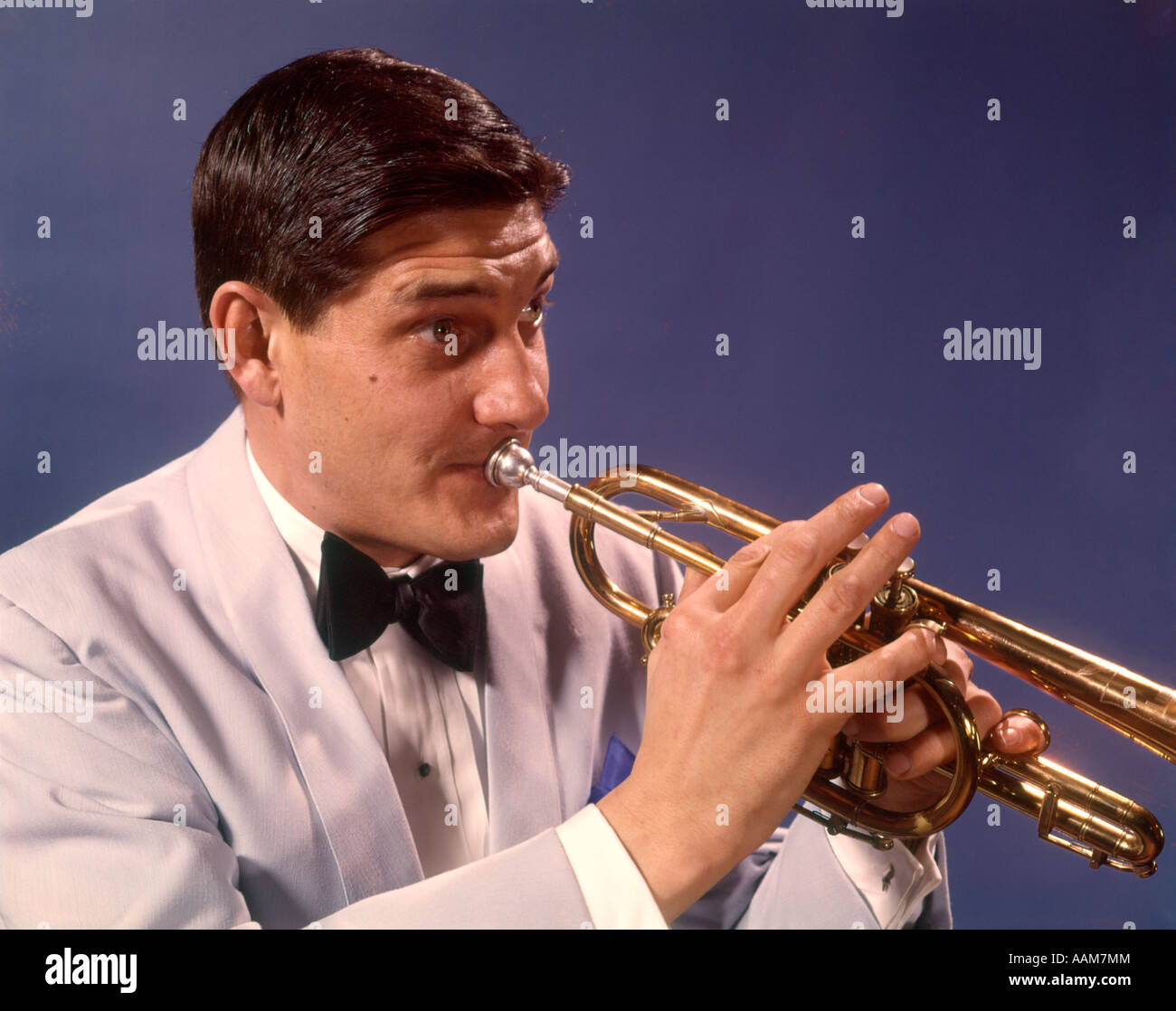 Man playing trumpet hi-res stock photography and images - Alamy