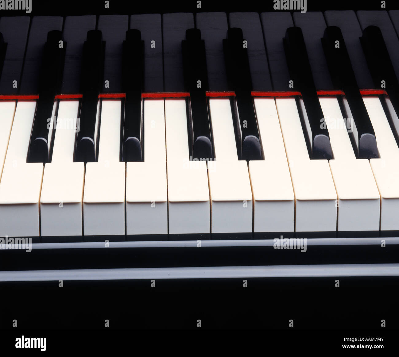 DETAIL OF PIANO KEYBOARD Stock Photo - Alamy