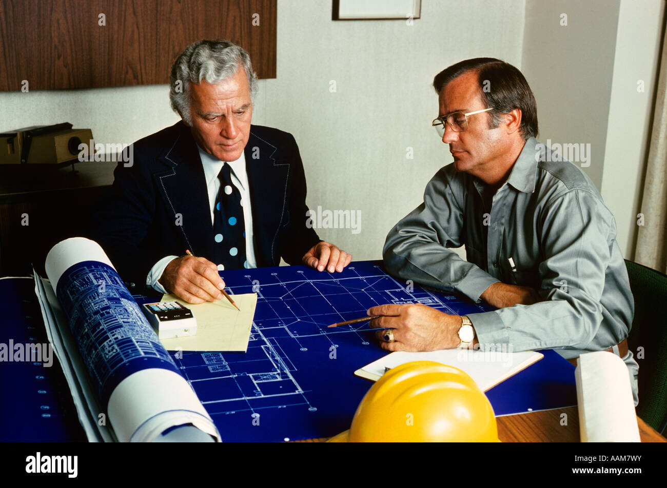 MEN AT WORK IN OFFICE Stock Photo - Alamy