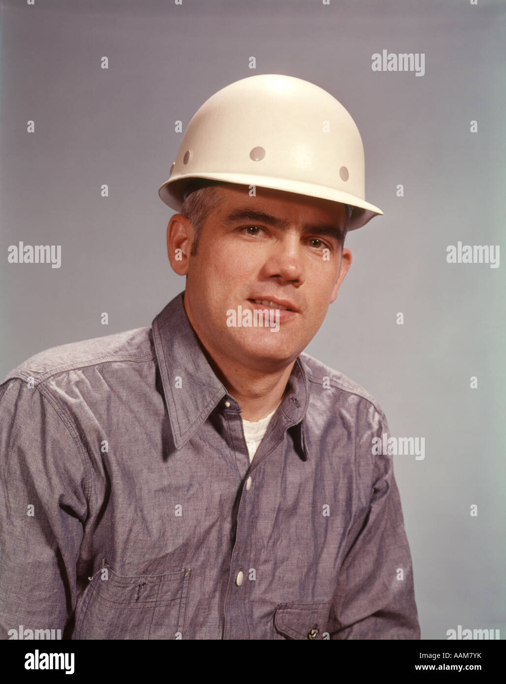 1960s construction worker hi-res stock photography and images - Alamy