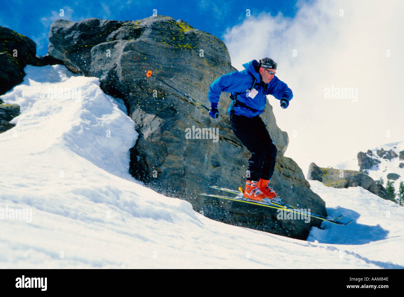 Skiiers boarding hi-res stock photography and images - Alamy