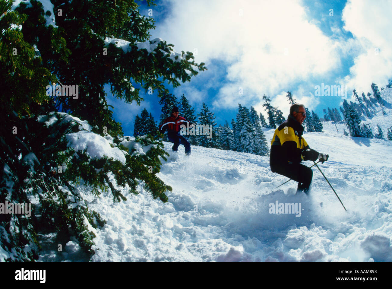 Skiiers boarding hi-res stock photography and images - Alamy
