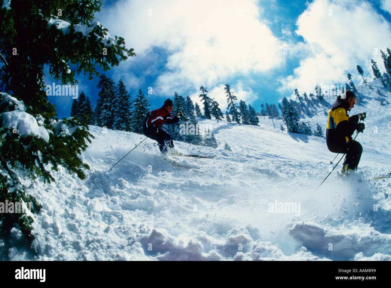 Skiiers boarding hi-res stock photography and images - Alamy