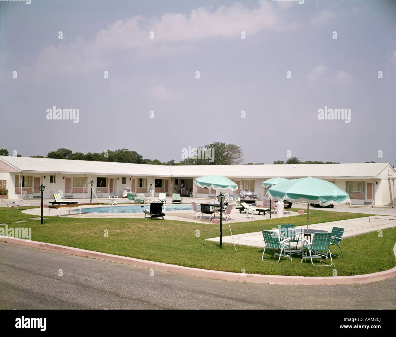 1960s NEPTUNE MOTOR INN SOMERS POINT NJ LODGING ACCOMMODATION TRAVEL ...