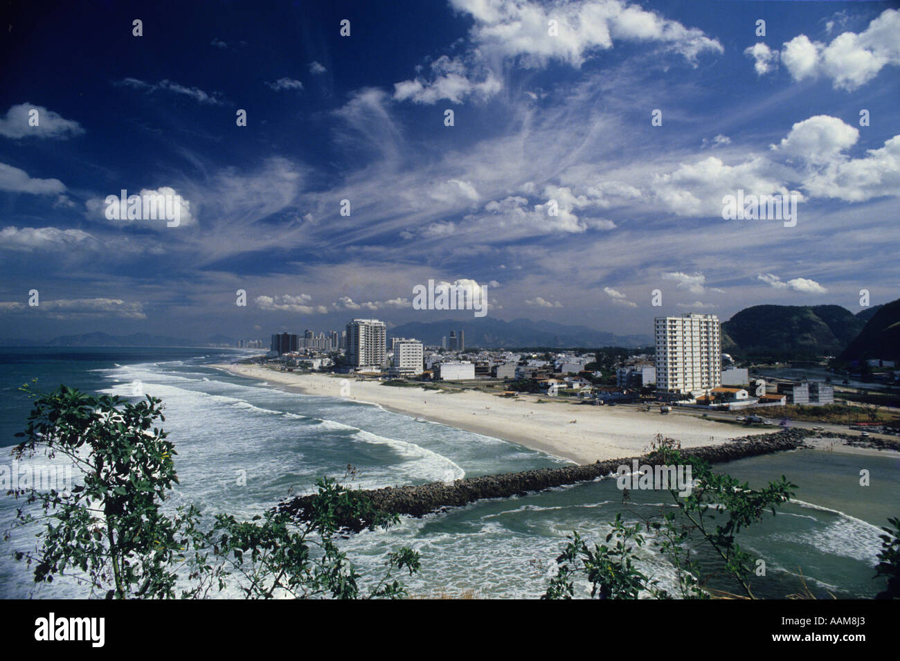 Barra da Tijuca beach area known as Quebra Mar Rio de Janeiro Brazil ...