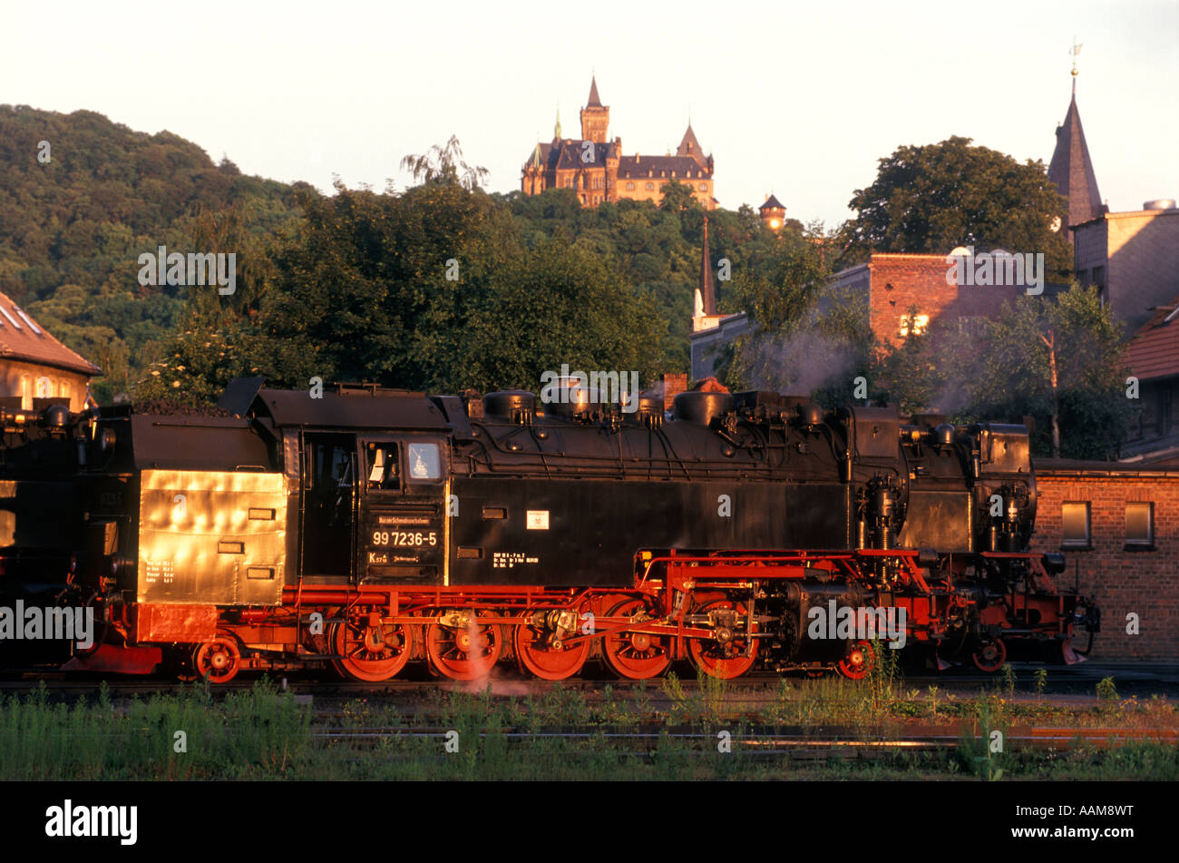MARZ MT SCHMALSPUR BAHNEN NARROW GAUGE RAILROAD WERNIGERODE GERMANY ...