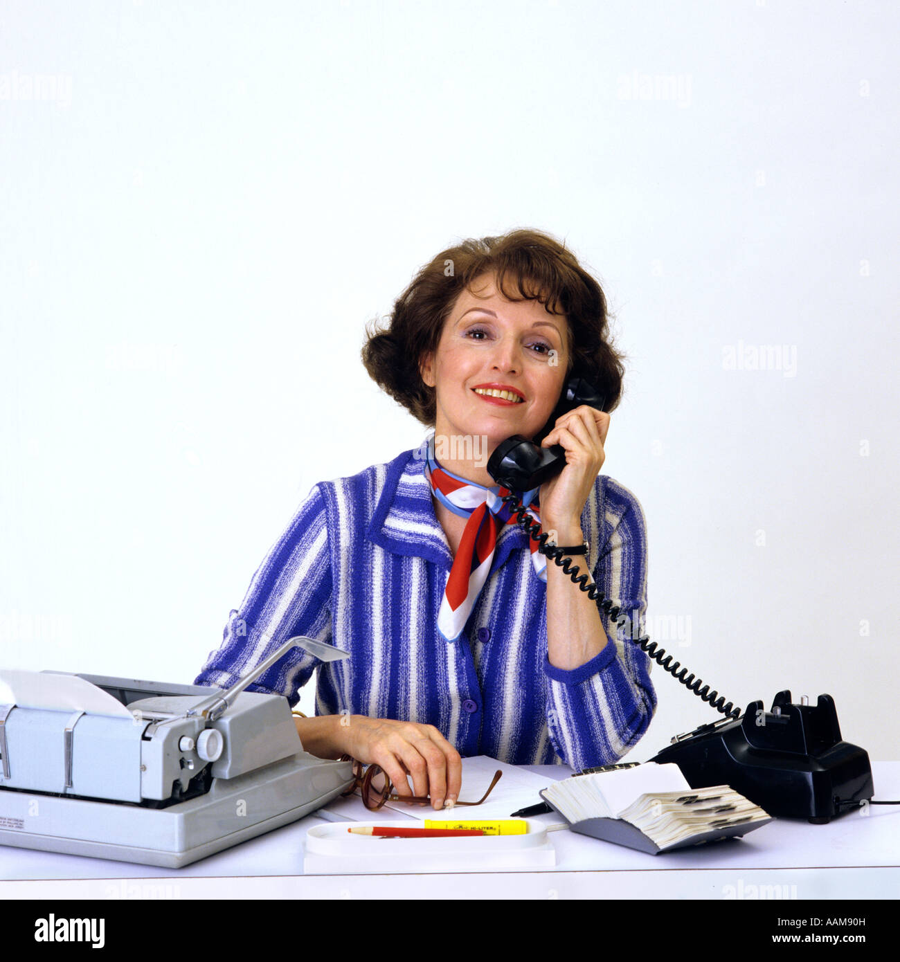 1980s office black hi-res stock photography and images - Alamy